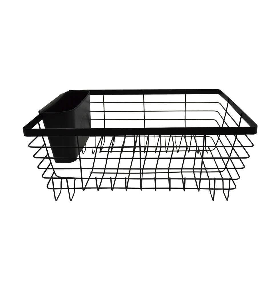 ΠΙΑΤΟΘΗΚΗ ΝΕΡΟΧΥΤΗ ΜΕΤΑΛΛΙΚΗ ΜΑΥΡΗ 36x30,3x14,2 εκ.ANKOR - Panagis Home